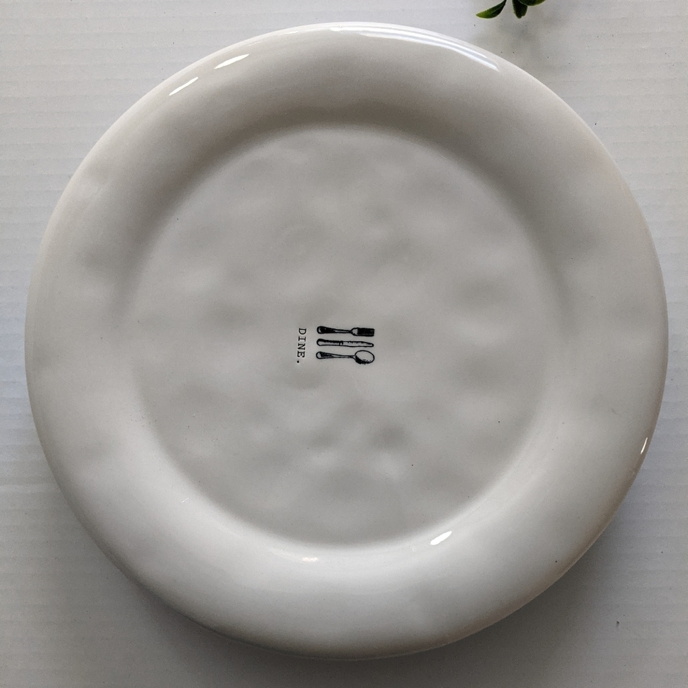 Rae Dunn Icon Dine Set Of 3 Dinner Plates With Dimple… - Gem